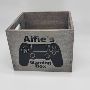 Gaming Box. Personalised Gaming Storage. - Etsy UK