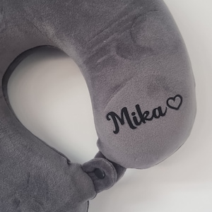 Personalised Travel Pillow. Custom Neck Cushion. - Etsy UK
