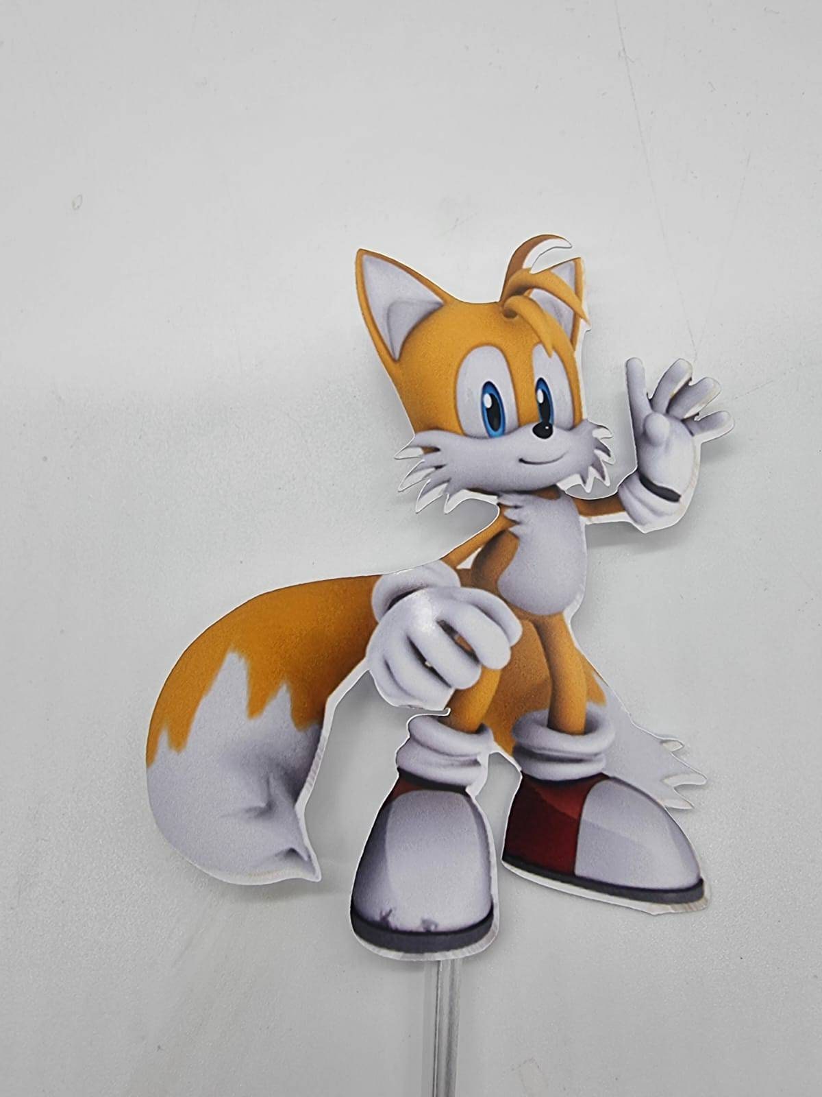 Sonic Cake Topper Set/tails/knuckles - Etsy UK