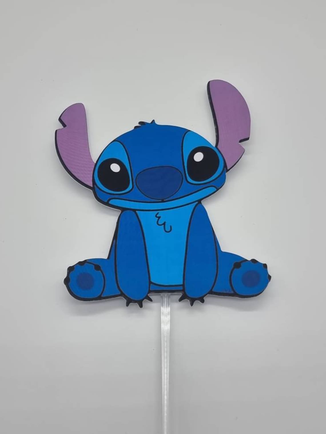 Stitch Cake Topper With Stick - Etsy