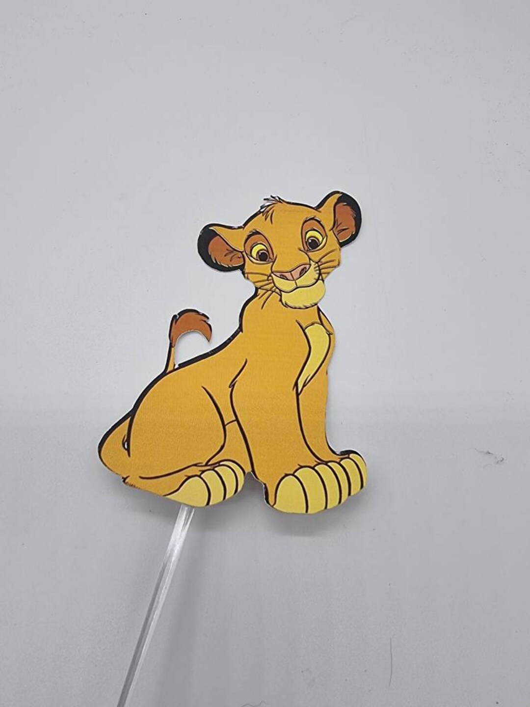 Lion King Simba Cake Topper With Stick - Etsy UK