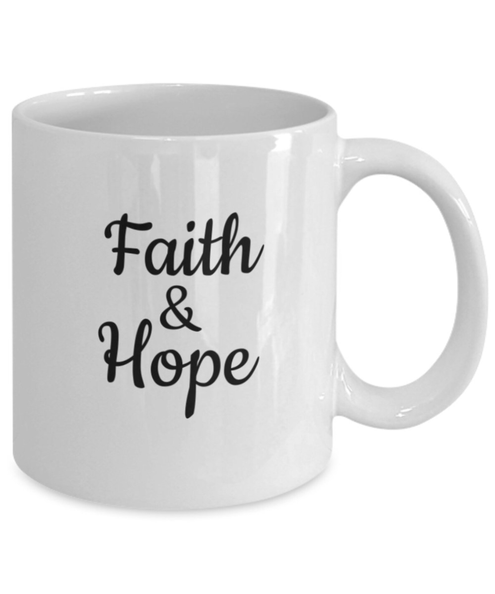 Faith and Hope Inspirational Faith Hope Mug Coffee Cup | Etsy