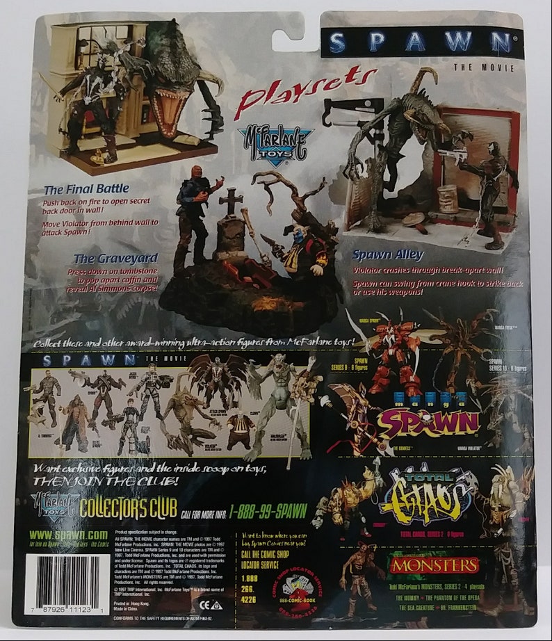 Spawn Alley Playset Mcfarlane Toys 1997 - Etsy