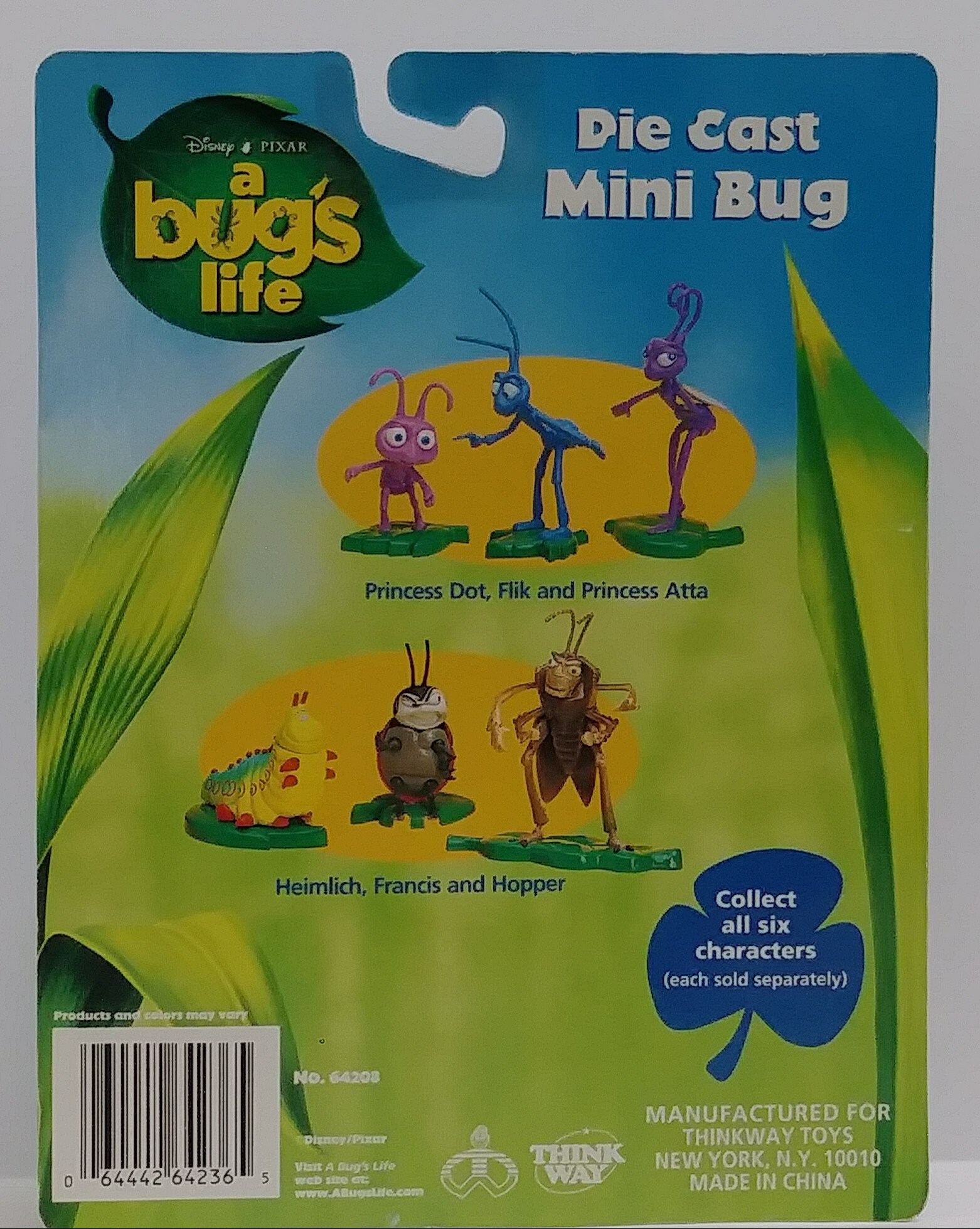 Disney Pixar A Bug's Life HEIMLICH Die Cast Mini Bug Collector's Series ...
