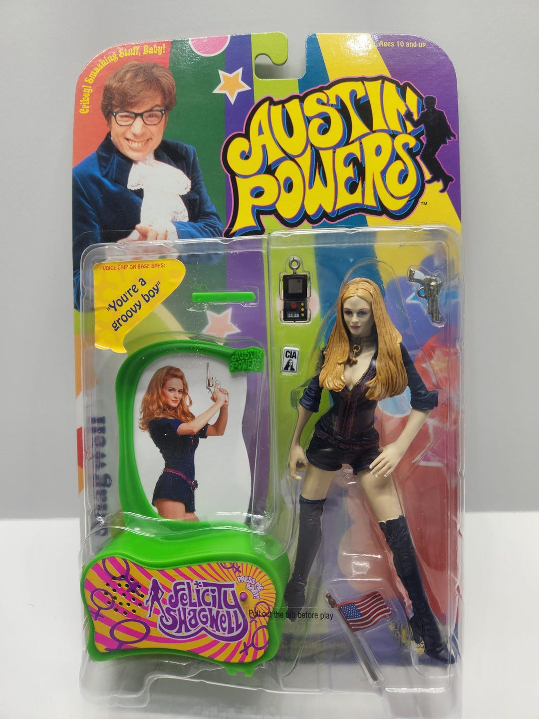 Austin Powers, Felicity Shagwell, Action Figure Mcfarlane Toys NEW ...