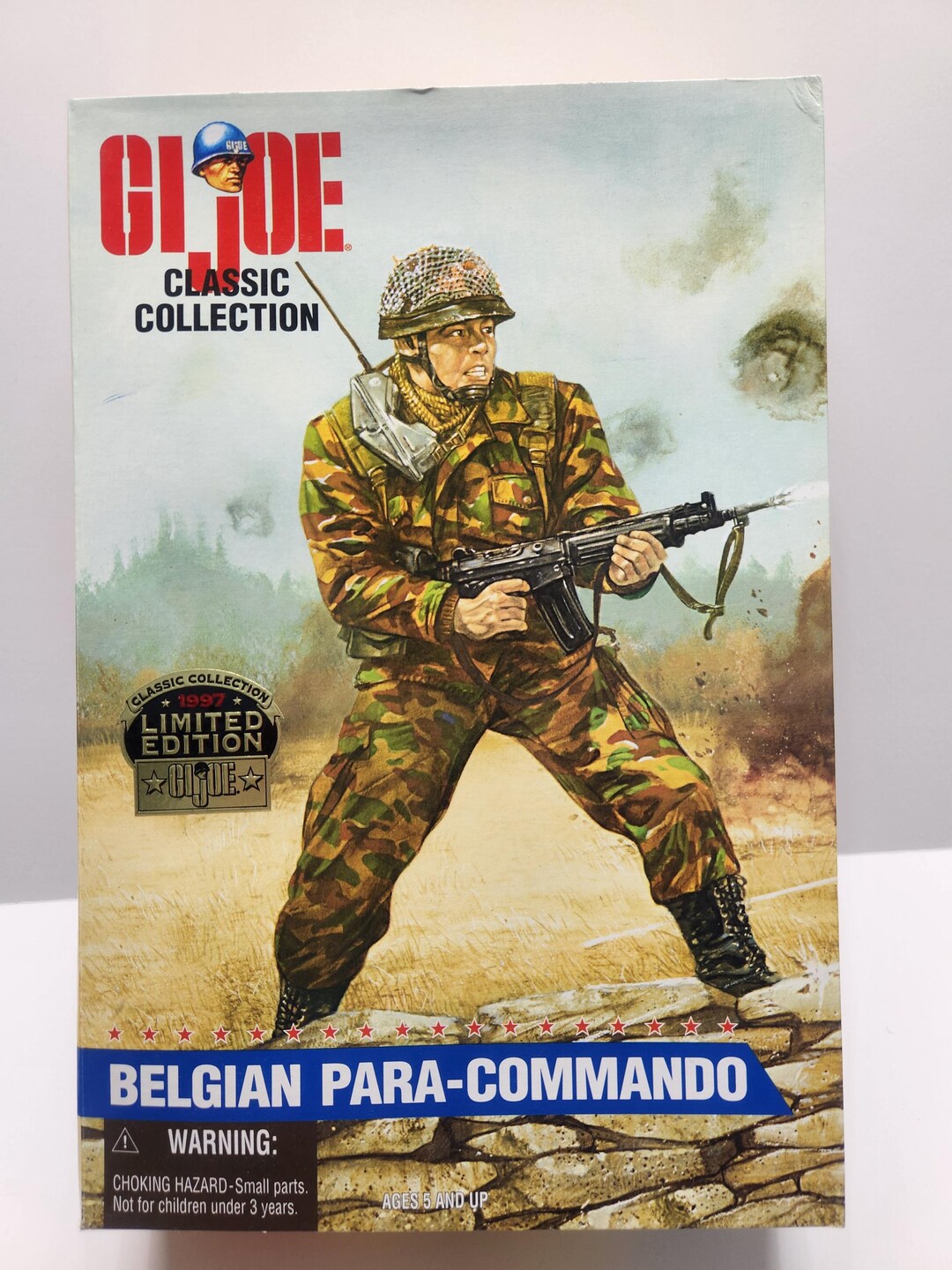 G.I. Joe Belgian Para-commando 12" Action Figure 1997 Limited Edition ...