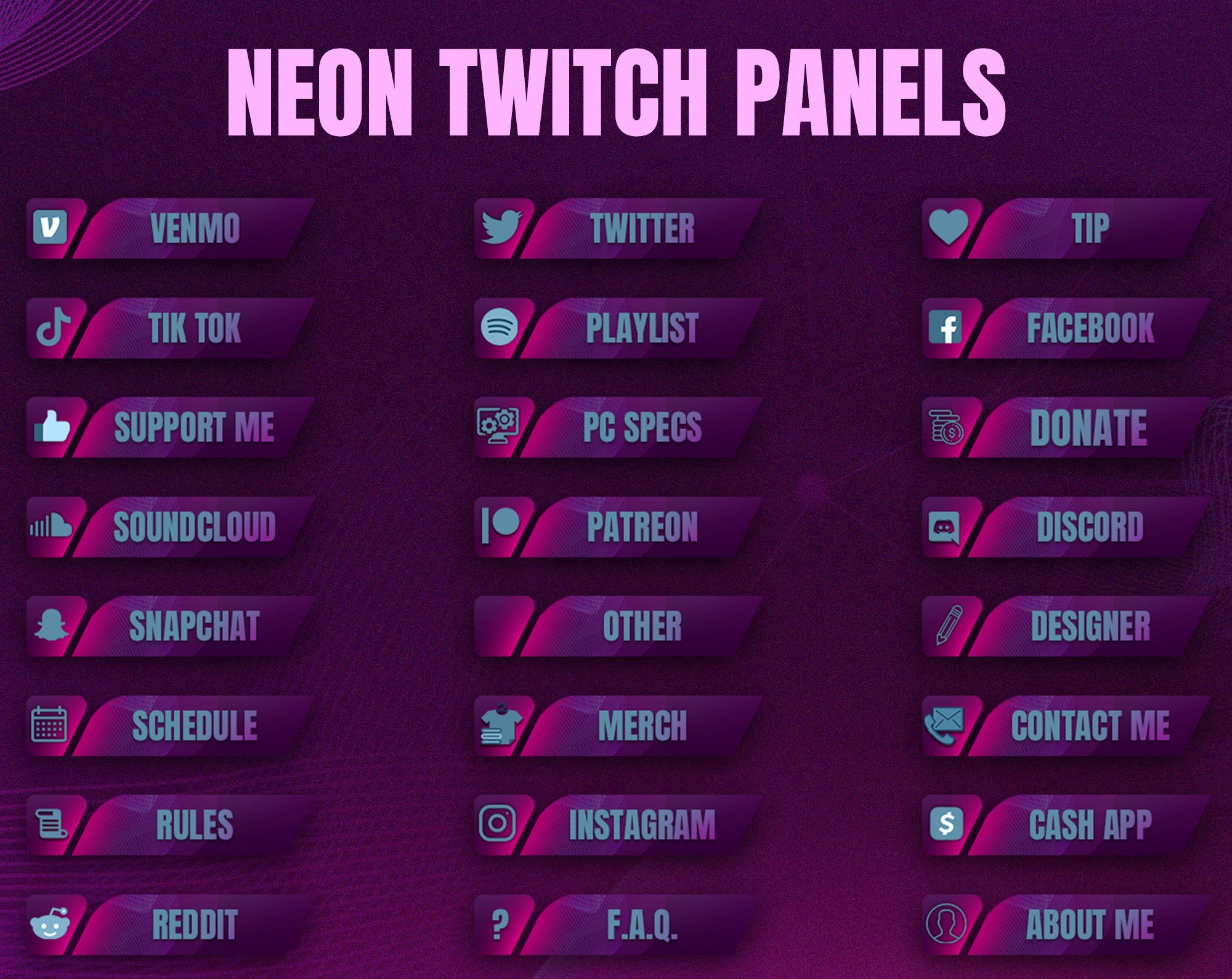 Instagram twitch panel - sharkgsa