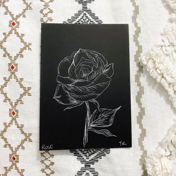 Scratchboard Art - Etsy