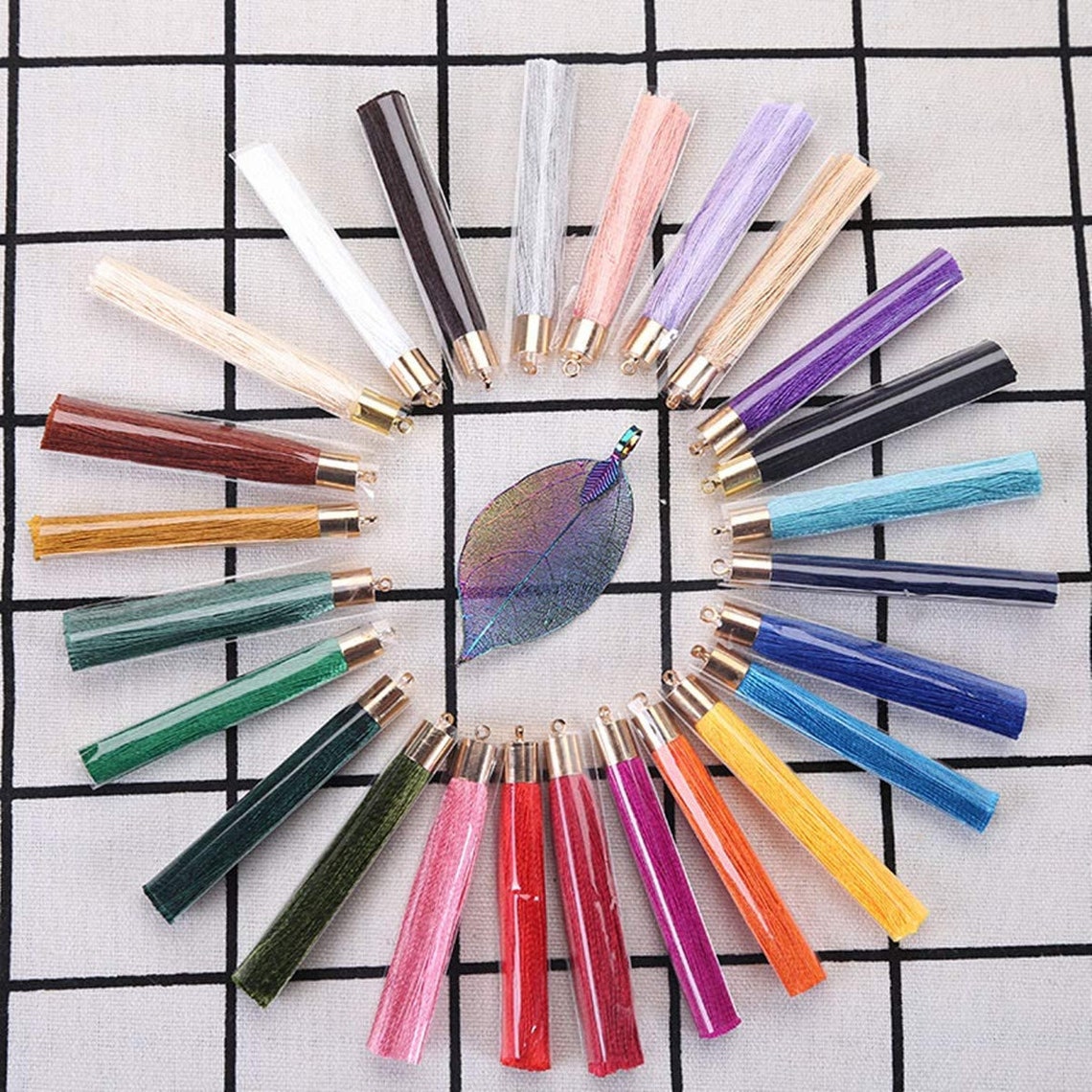 Customizable Wood Slice Car Charms W/ Tassel - Etsy