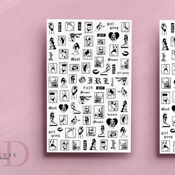 Sexy Girl Stickers Etsy