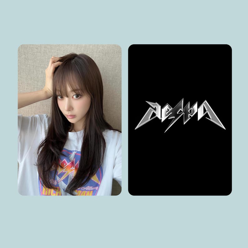 Aespa "rich Man" Theme Photocards / Karina / Giselle / Winter / Ningning / Kpop Merch / Aespa ...