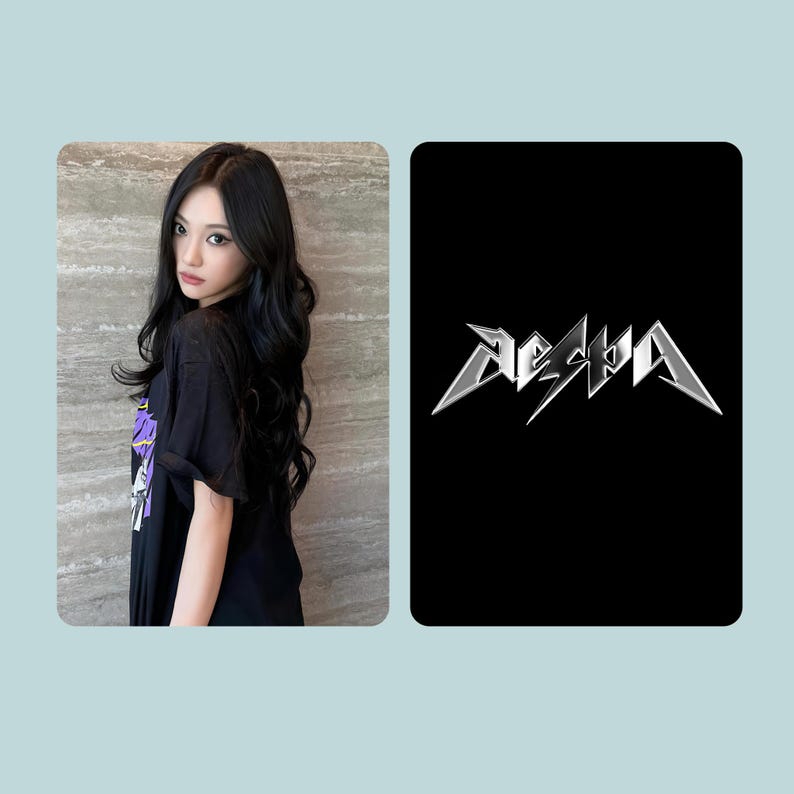 Aespa "rich Man" Theme Photocards / Karina / Giselle / Winter / Ningning / Kpop Merch / Aespa ...