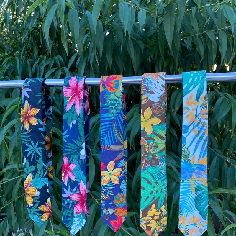 Tropical Tie - Etsy