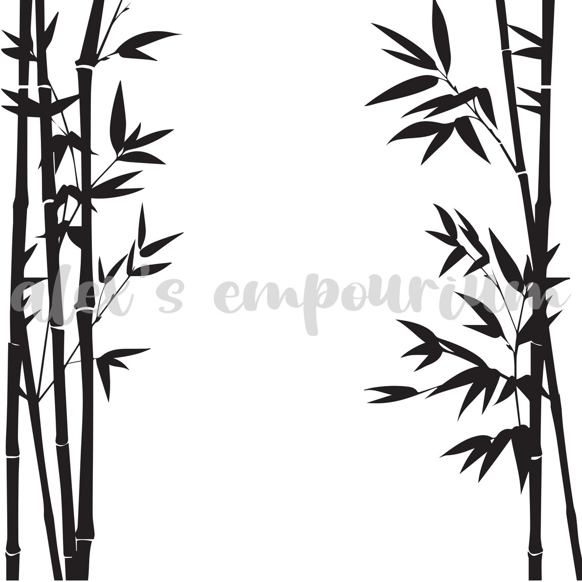 Bamboo SVG Instant Digital Download - Etsy UK