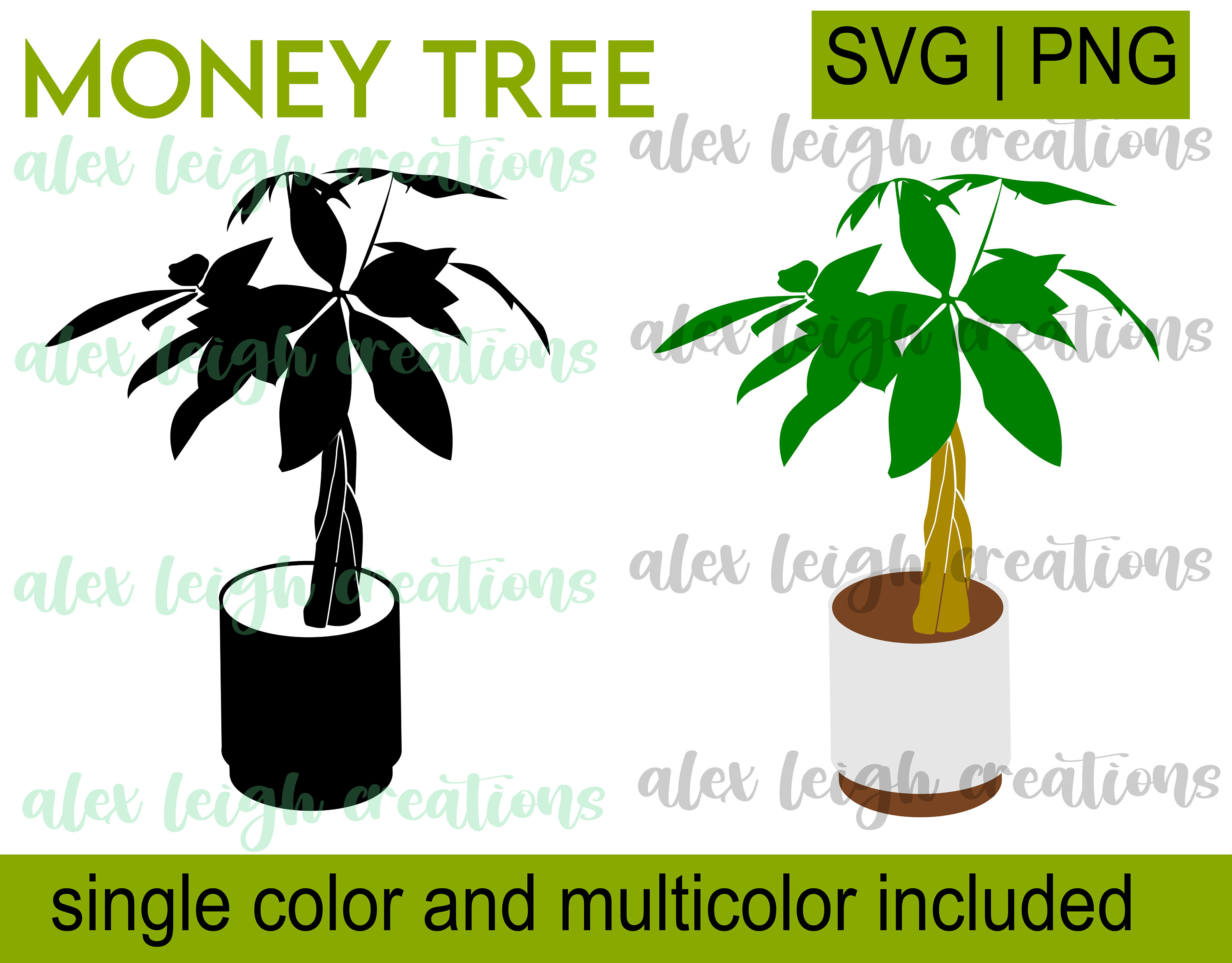 Money Tree Silhouette