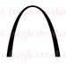Gateway Arch Simple Outline SVG Instant Download - Etsy