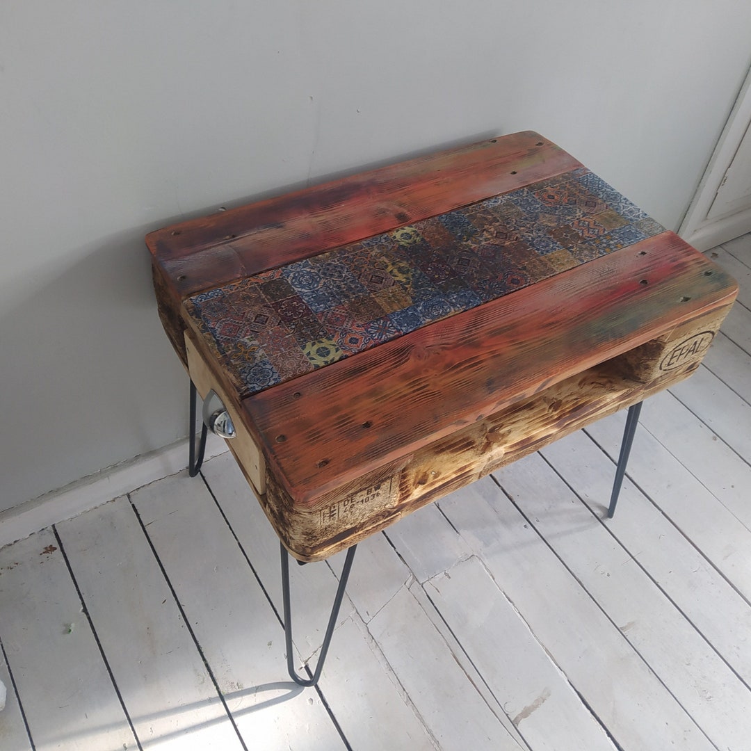 Steampunk Industrial Coffee Table, Side Table. - Etsy