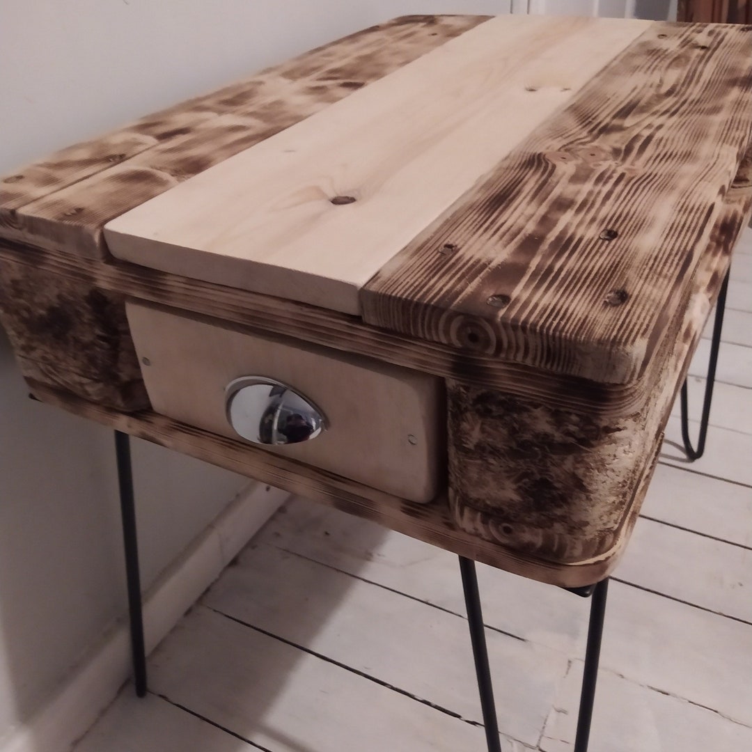 Steampunk Industrial Coffee Table, Side Table. - Etsy