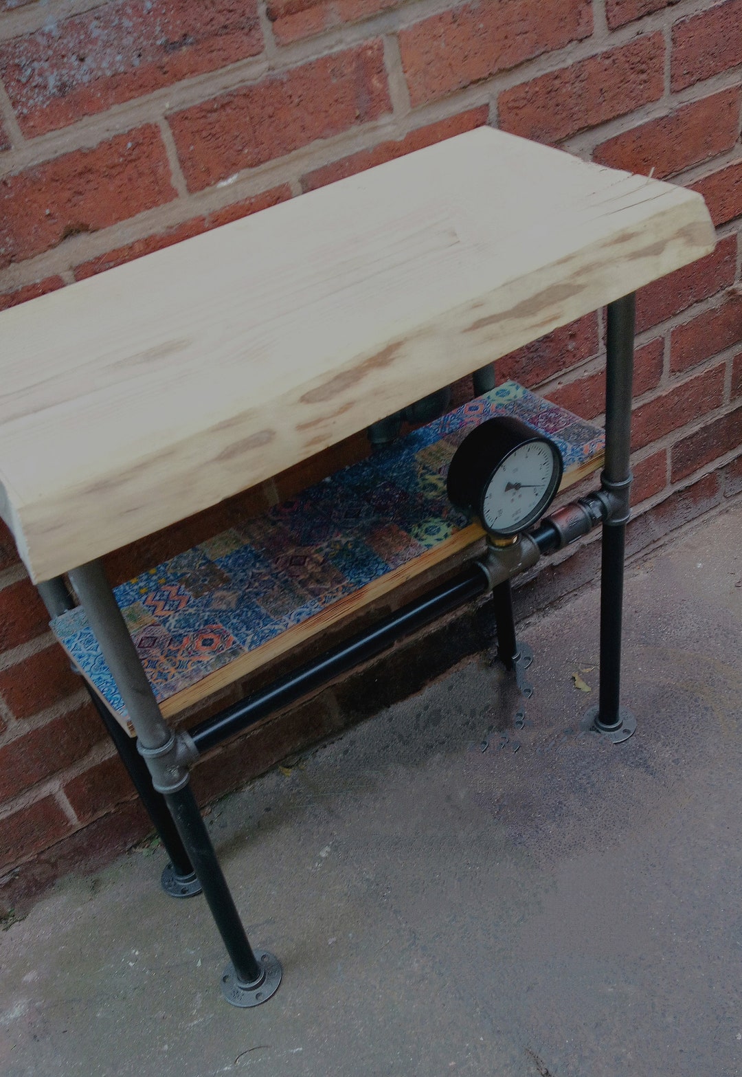 Steampunk Industrial Coffee Table, Side Table. - Etsy