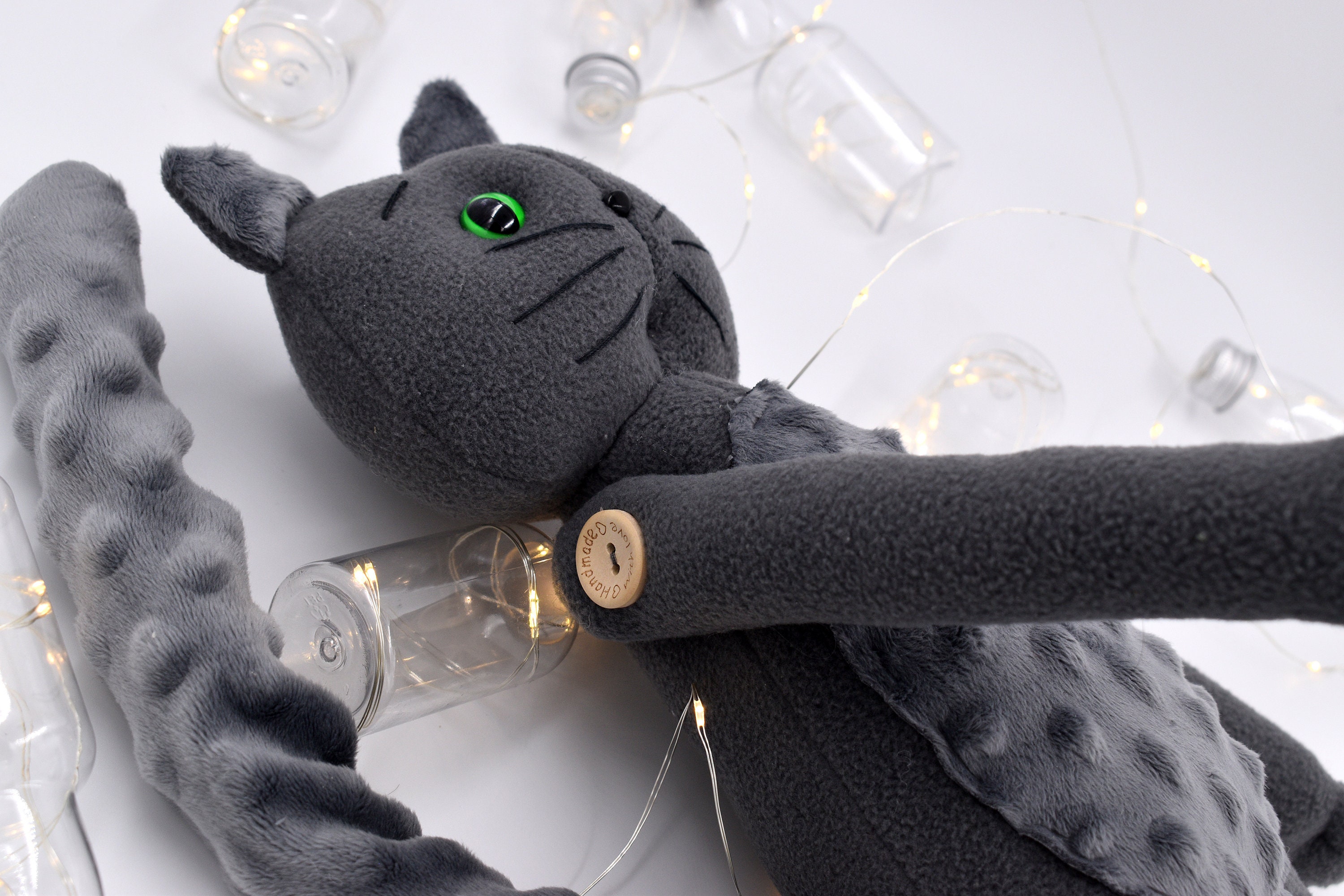 Kitty Cat Sewing Pattern | Plush Toy Pdf Pattern | ONLY PIECES | Plush ...