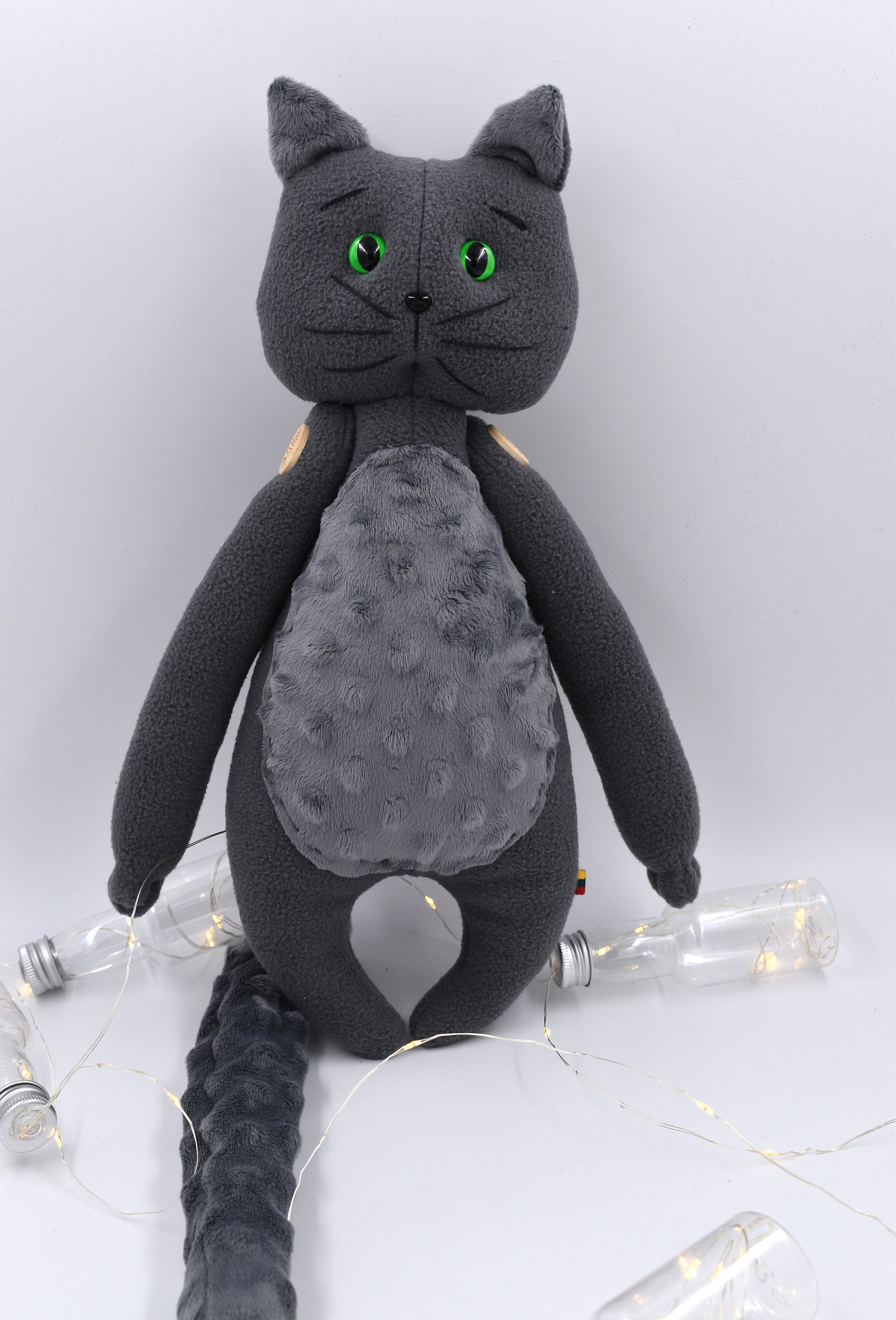 Kitty Cat Sewing Pattern | Plush Toy Pdf Pattern | ONLY PIECES | Plush ...