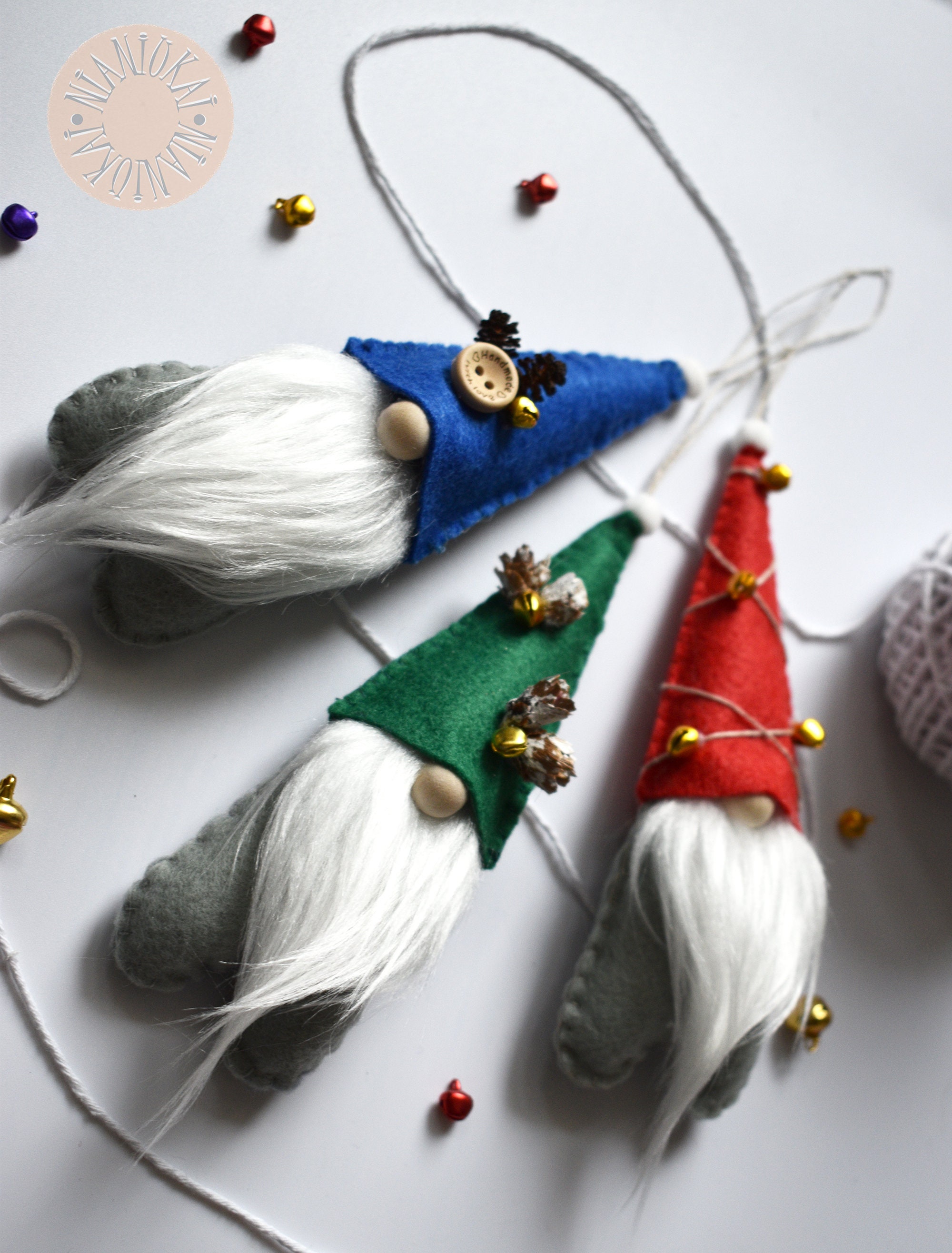 Felt Gnome, DIY Gnome Pattern, Gnome Tutorial PDF With Video Link, DIY ...