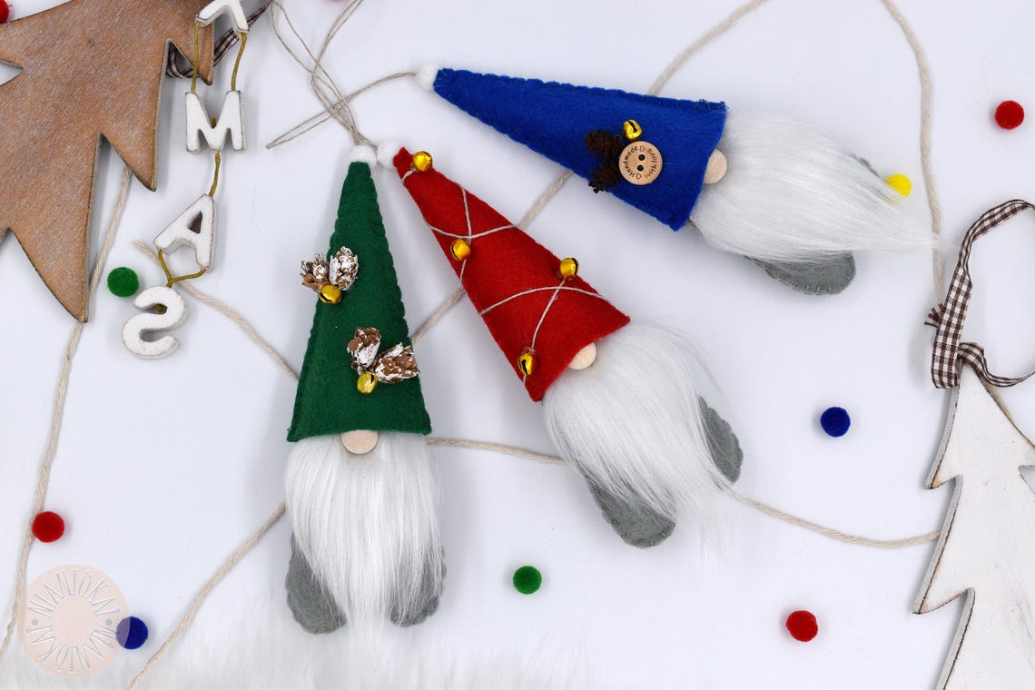 Felt Gnome, DIY Gnome Pattern, Gnome Tutorial PDF With Video Link, DIY ...