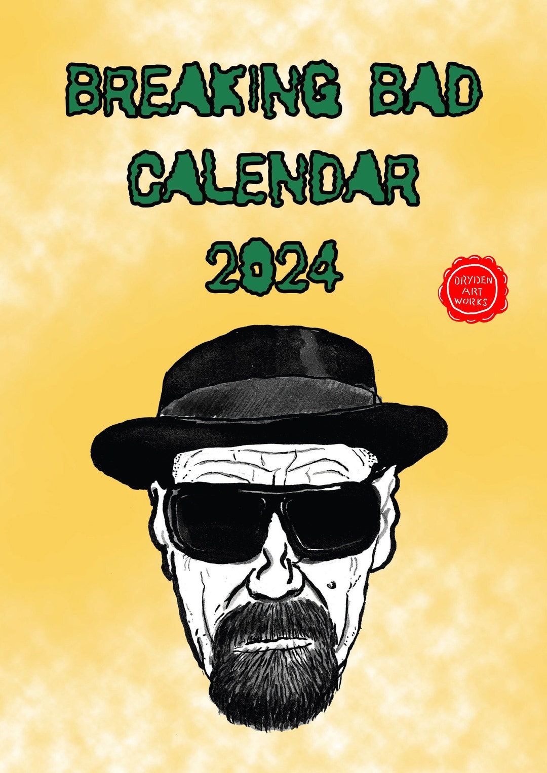 Breaking Bad A3 Caricature Calendar 2024 Artists Colour - Etsy