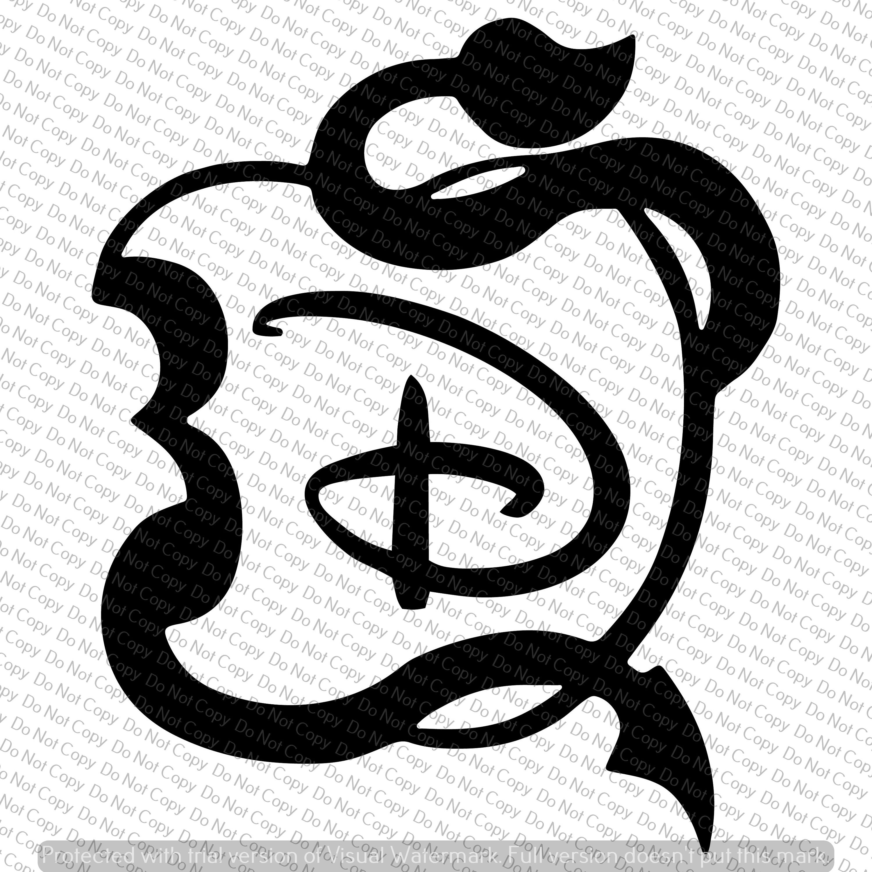 Descendants SVG File Cricut Design Space Silhouette Vinyl Iron | Etsy