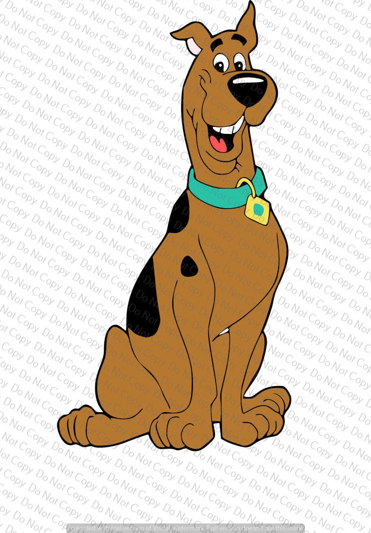 Scooby Doo Svg File Cricut Design Space Silhouette Vinyl Iron Etsy