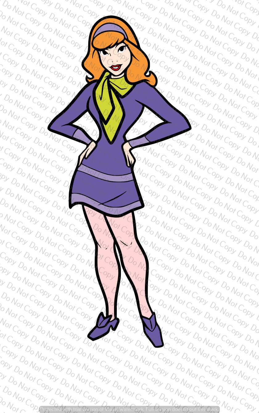 Scooby Doo Daphne Svg File Cricut Design Space Silhouette Etsy
