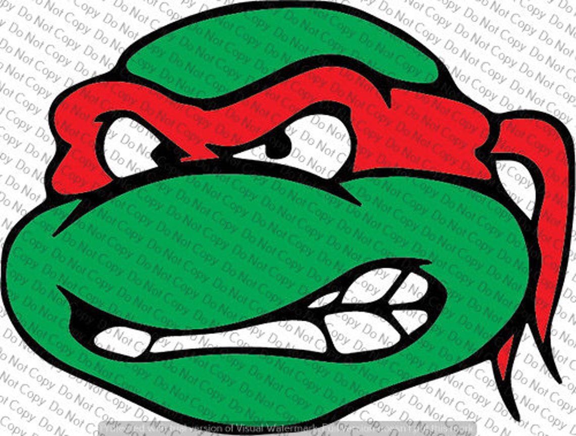 Ninja Turtle SVG File Cricut Design Space Silhouette Vinyl | Etsy