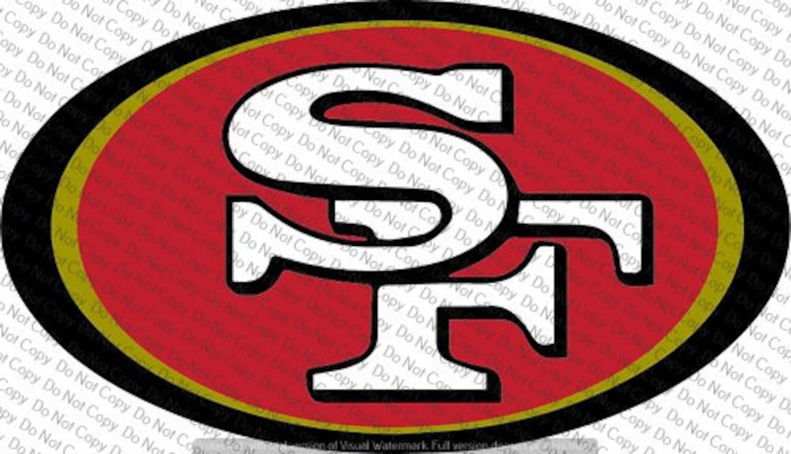 49ers SVG File Cricut Design Space Silhouette Vinyl Iron on | Etsy