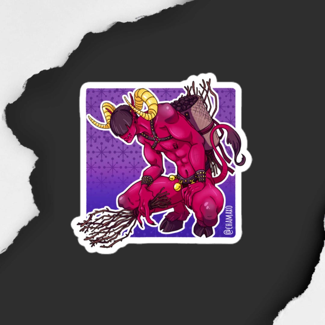 Krampus Sticker - Etsy