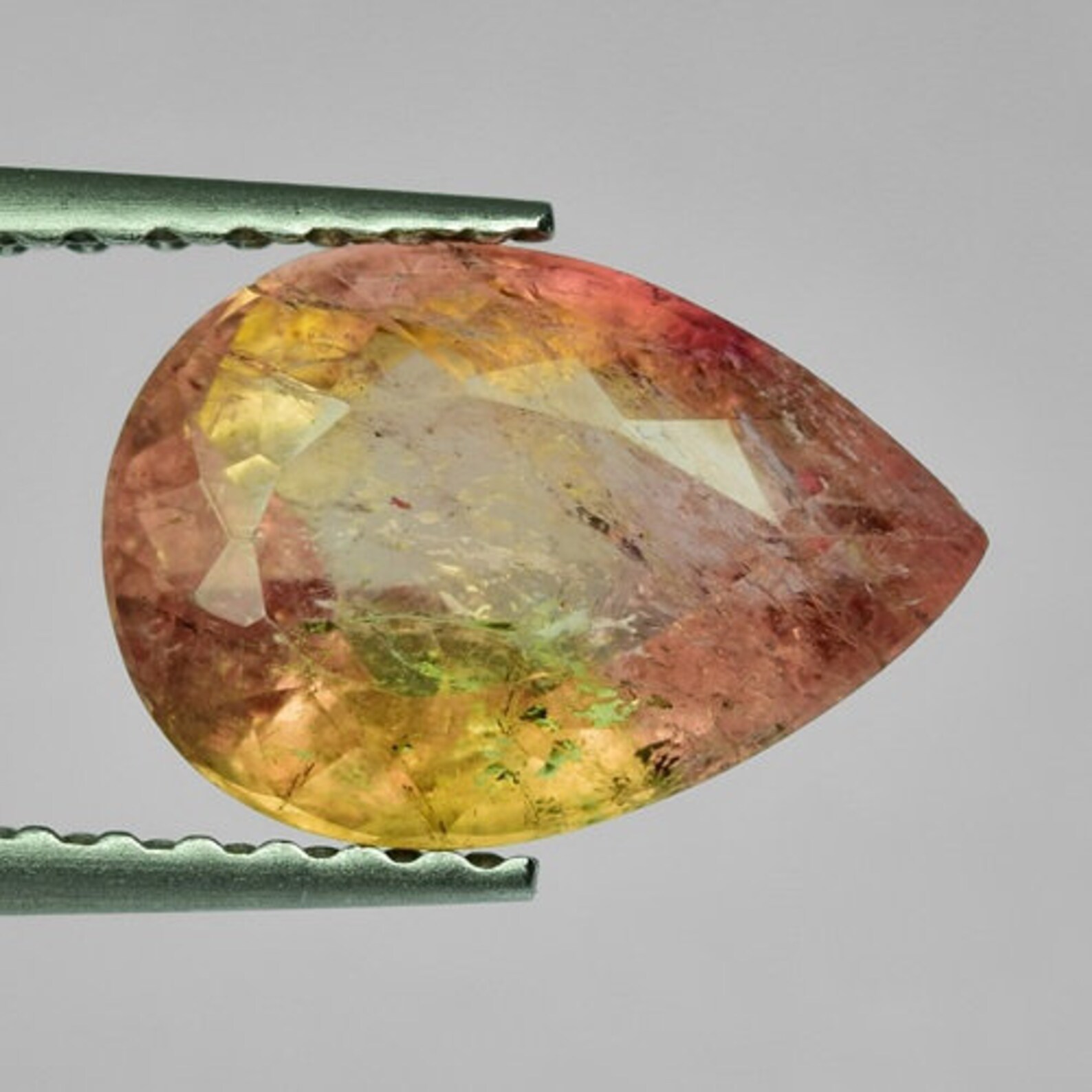 1.69cts Multi Color Tourmaline Twin Hue Natural Yellow - Etsy