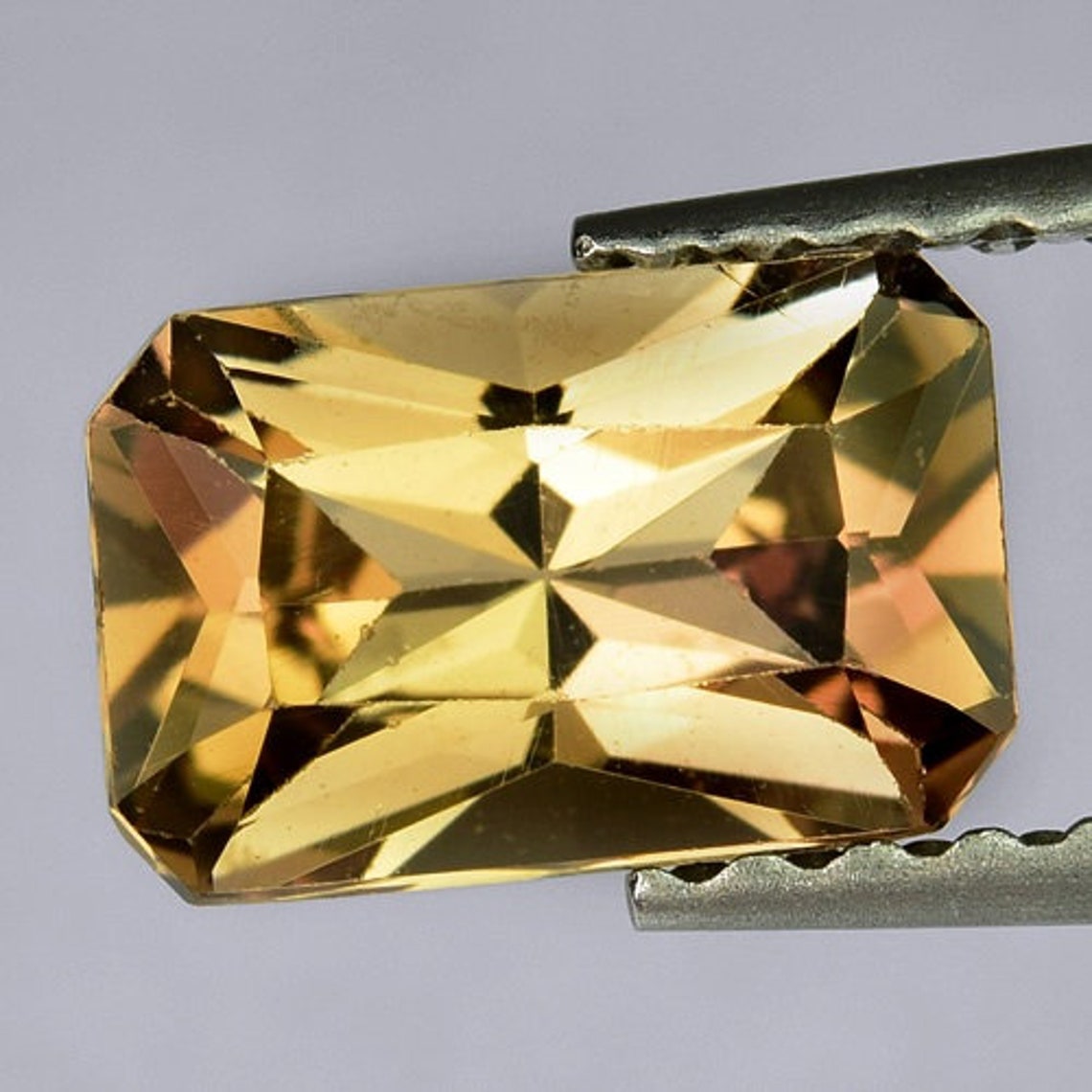 1.47cts Natural ZIRCON - Amazing Imperial Yellow Color & Full Sparkling ...