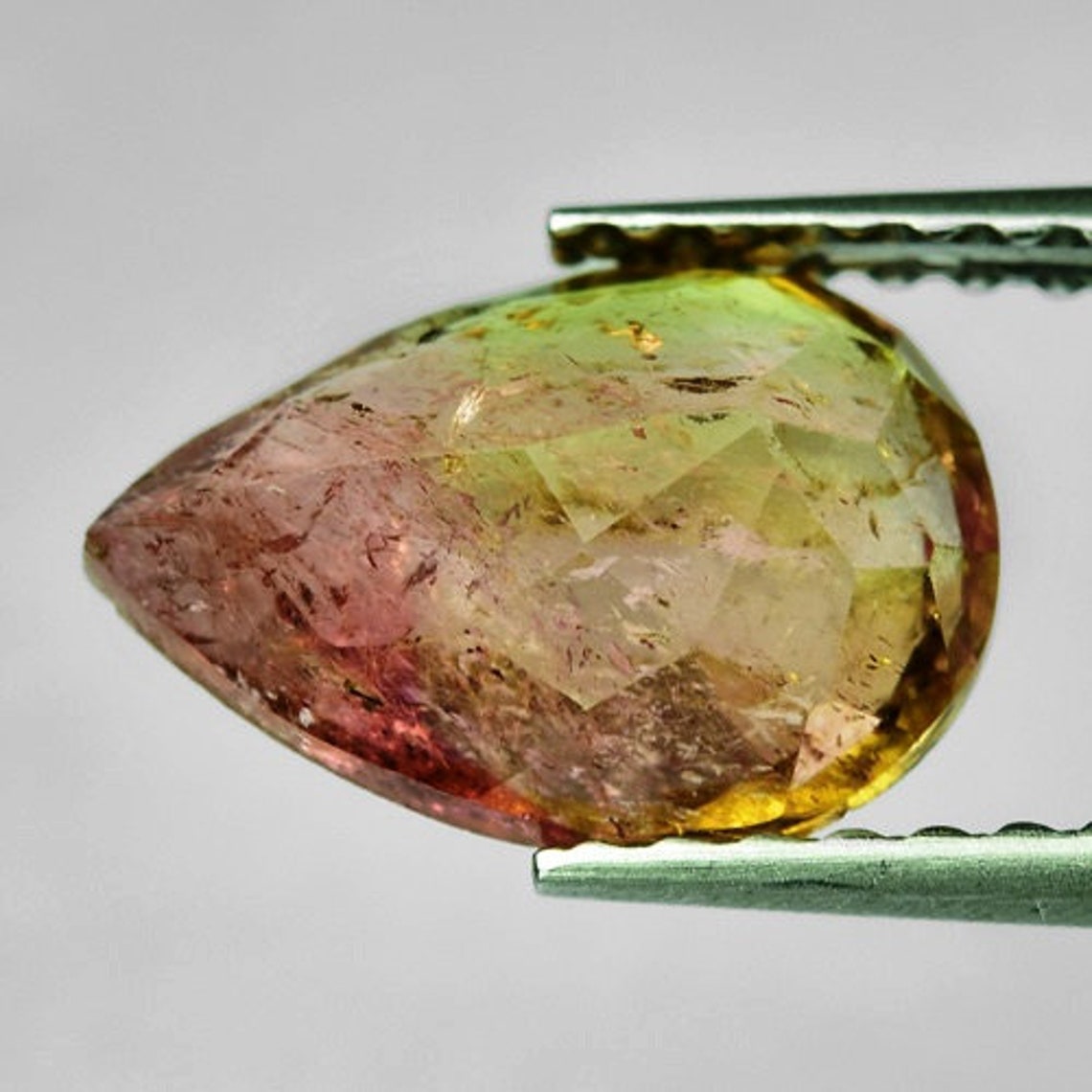 1.69cts Multi Color Tourmaline Twin Hue Natural Yellow - Etsy