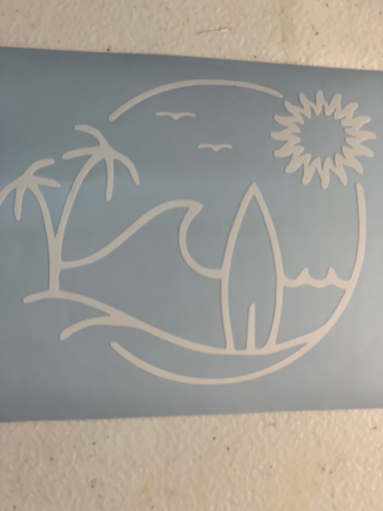 Beach Life Car Window Vinyl Decal - Etsy