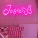 Neon Name Sign Custom Wall Decor, Neon Sign Light Teenage Boy Gifts ...