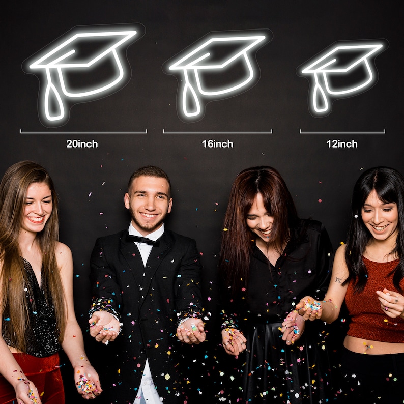 Graduation Cap Neon Sign Graduation Neon Sign Graduation - Etsy