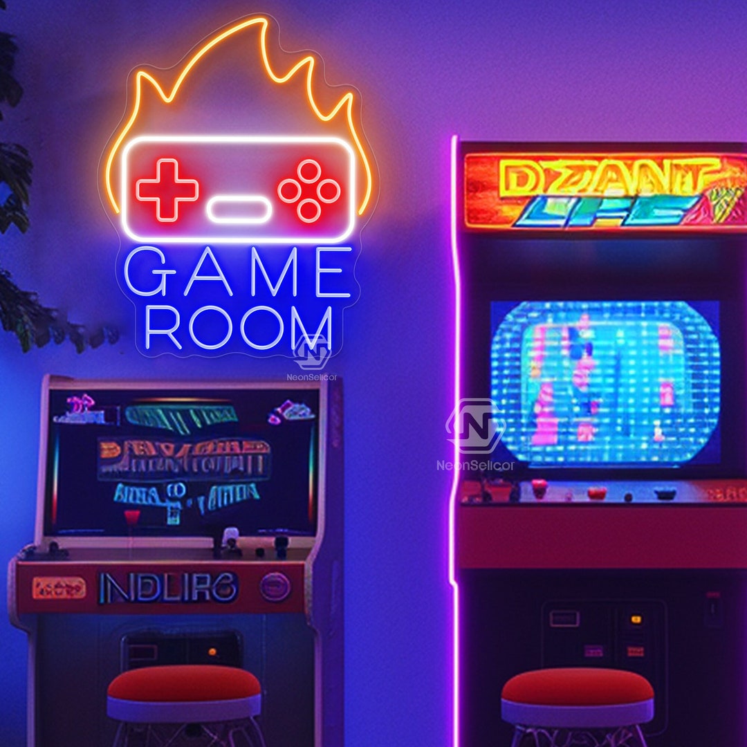Neon Sign Custom Game Room Decor, Custom Led Sign Wall Decor, Custom ...