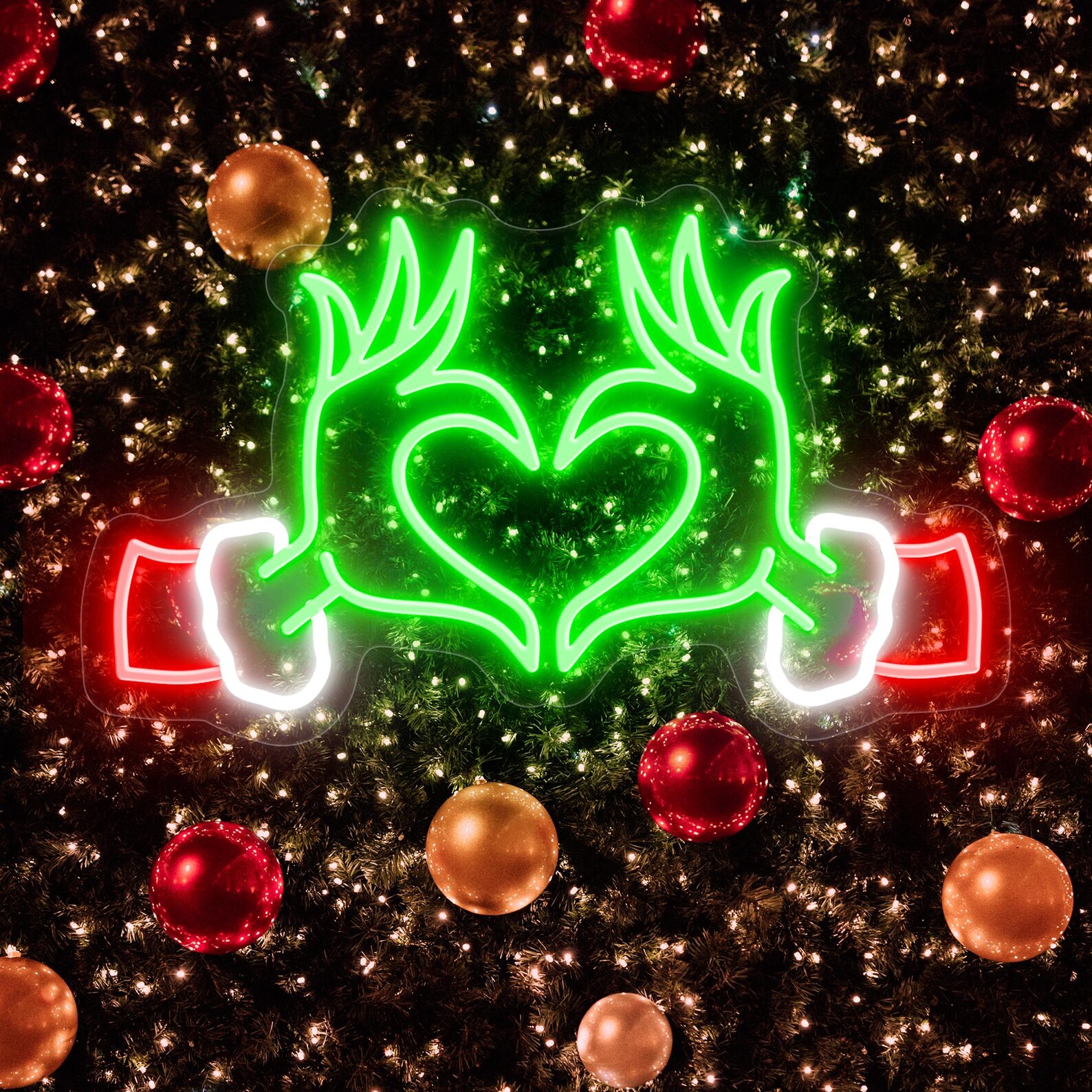 Christmas Neon Sign Custom, LED Lights Holiday Decor, Christmas Decor ...