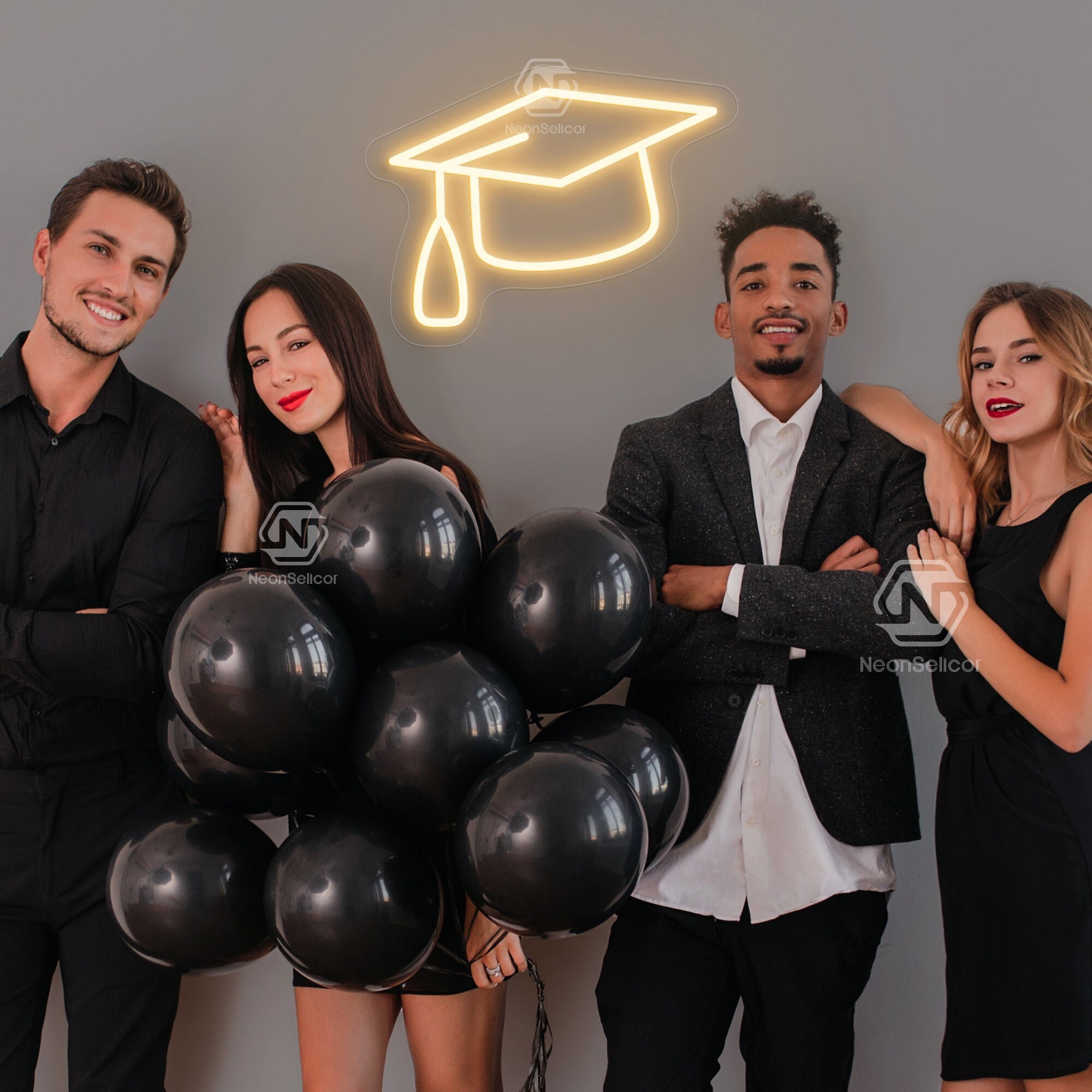 Graduation Cap Neon Sign Graduation Neon Sign Graduation - Etsy