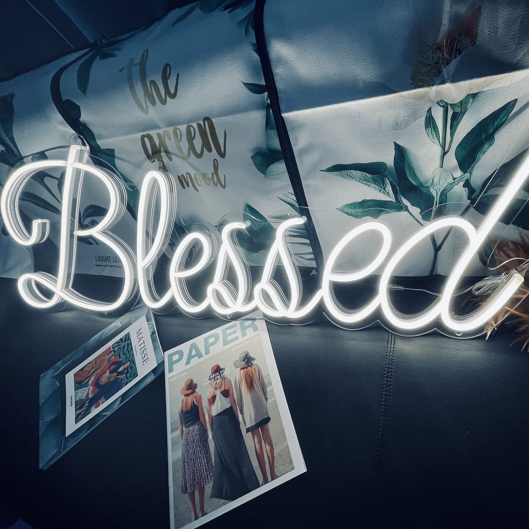 Blessed Neon Sign Custom Wall Decor Wedding Neon Sign Wedding - Etsy