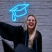 Graduation Cap Neon Sign Graduation Neon Sign Graduation - Etsy
