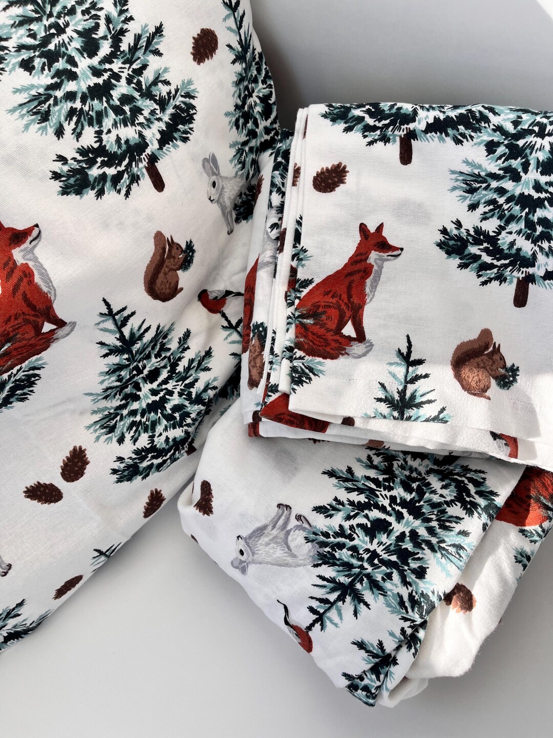 Cozy Flannel Bedding Set - Soft & Warm Sleep Essentials Flat Sheet ...