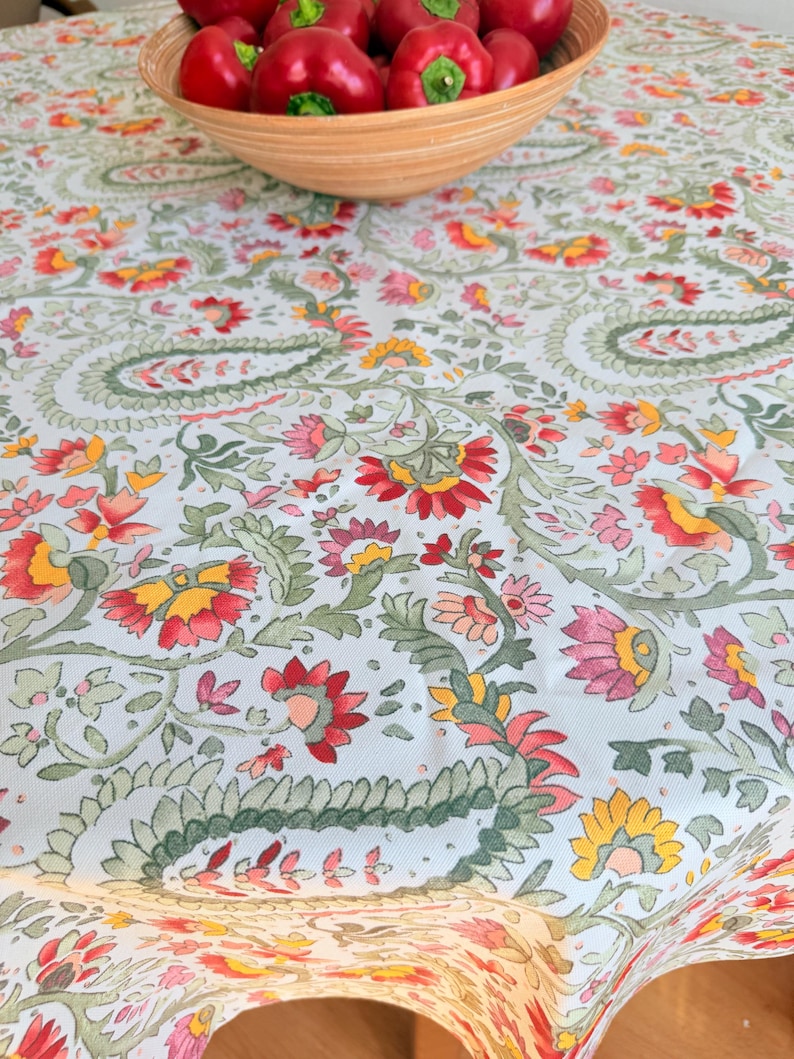 Waterproof Tablecloth Cottagecore Decor. This Effect Retains Liquids on ...