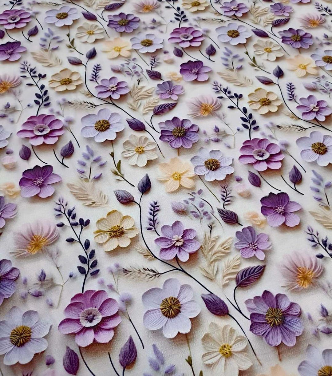 Waterproof Tablecloth With Flower Print. Cottagecore Decor. Teflon ...
