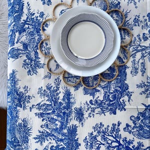 Waterproof Tablecloth. Cottagecore Decor. Table Setting. Teflon Table ...