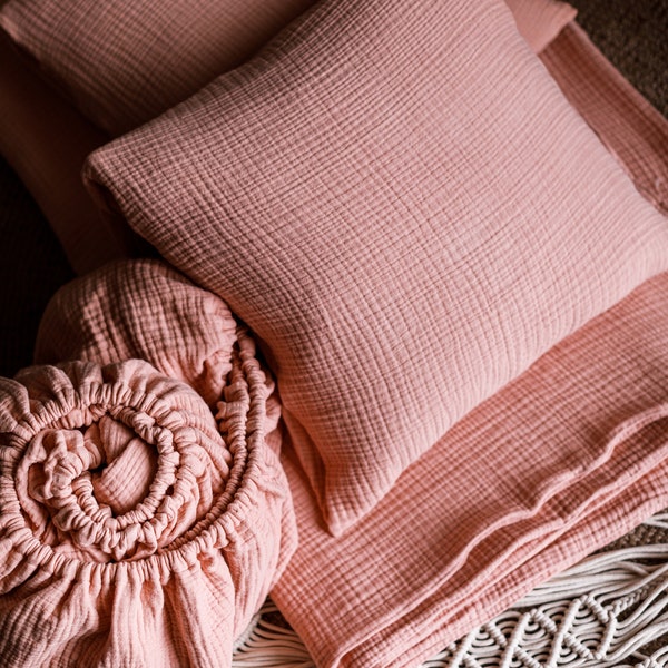 Dusty Rose Sheets - Etsy